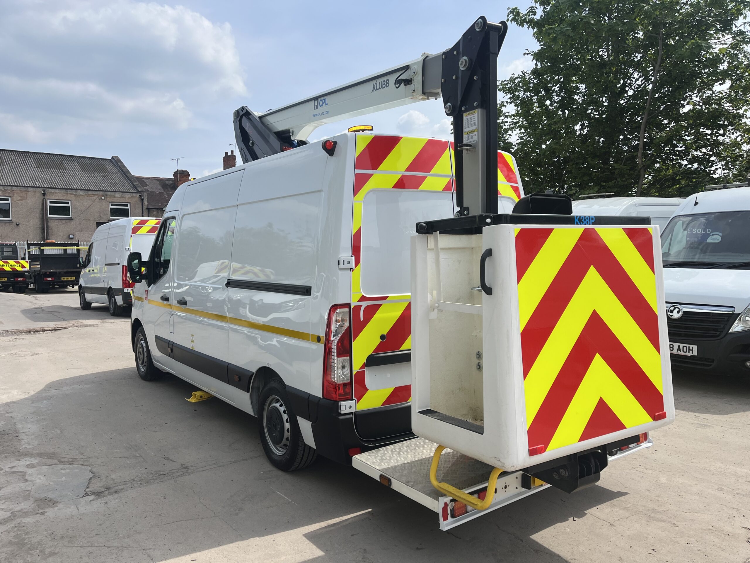 2022 22 reg RENAULT MASTER DCI 35 L3 H2 MEWP CHERRY PICKER MOBILE ...